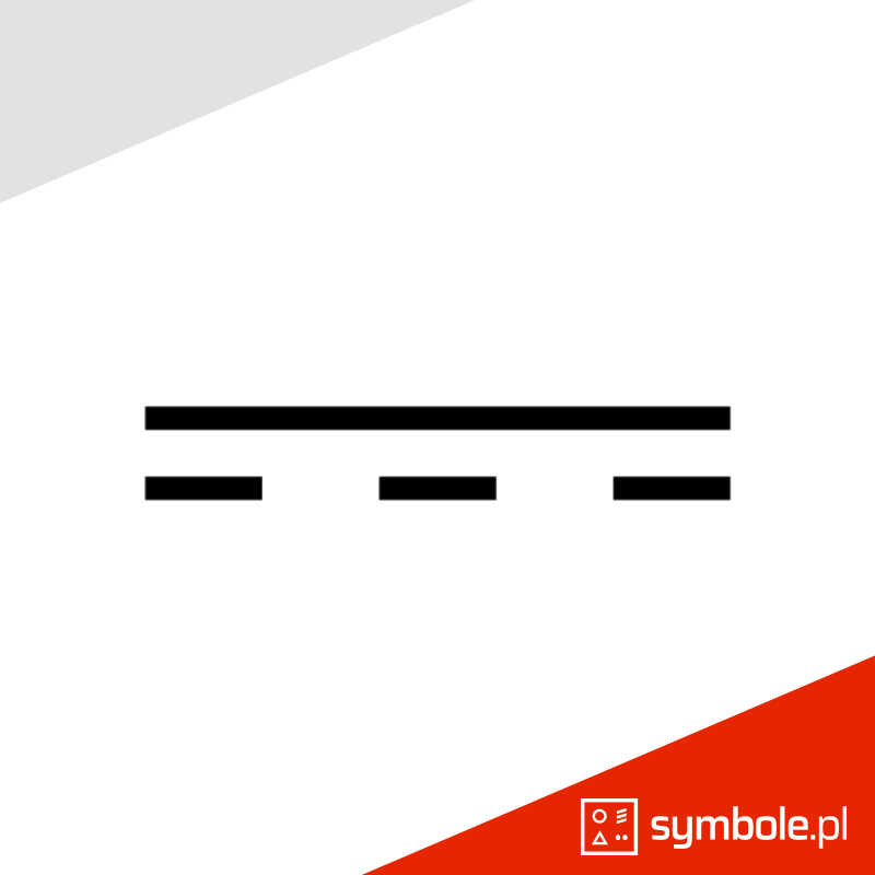 Symbol prądu stałego